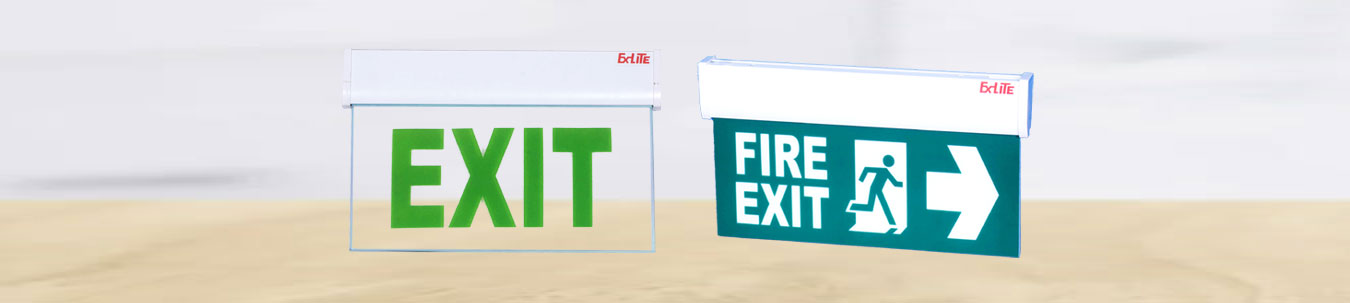 Static Emergency LED Exit Light (EXLITE-Static series) - Security ...